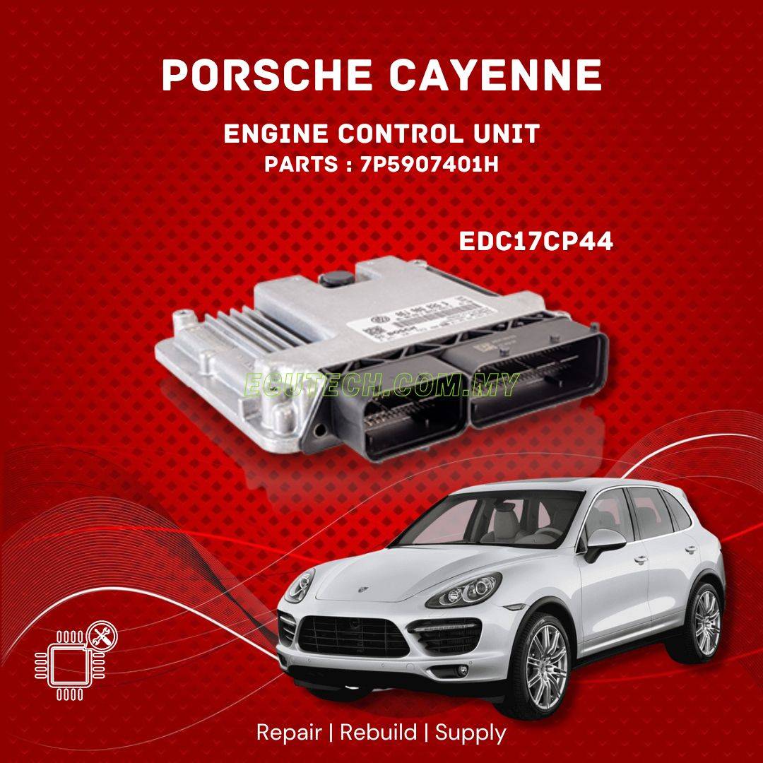 PORSCHE CAYENNE EDC17CP44 ENGINE CONTROL MODULE 7P5907401H ECU REPAIR